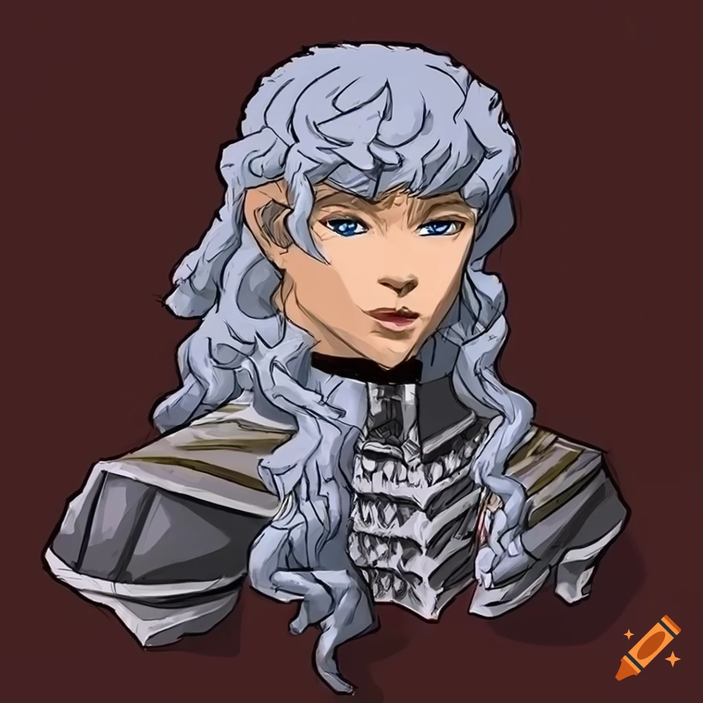 Fanart of griffith from berserk in oldschool runescape style on Craiyon