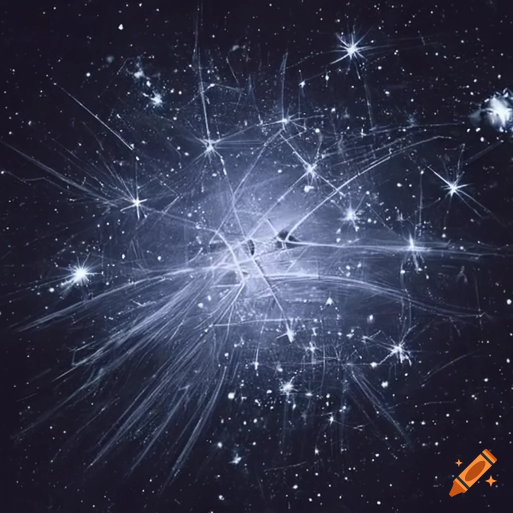 Star-filled space on Craiyon