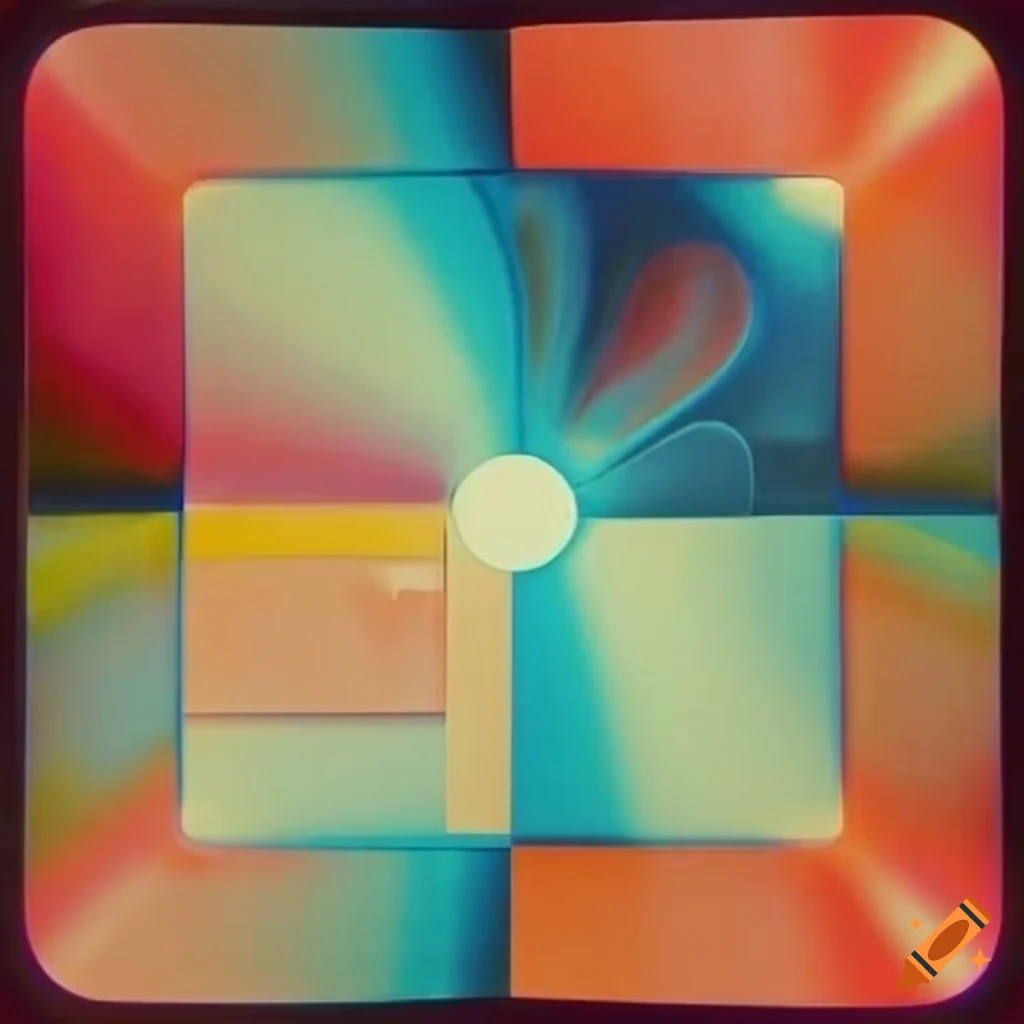 Album art in the style of peter saville on Craiyon