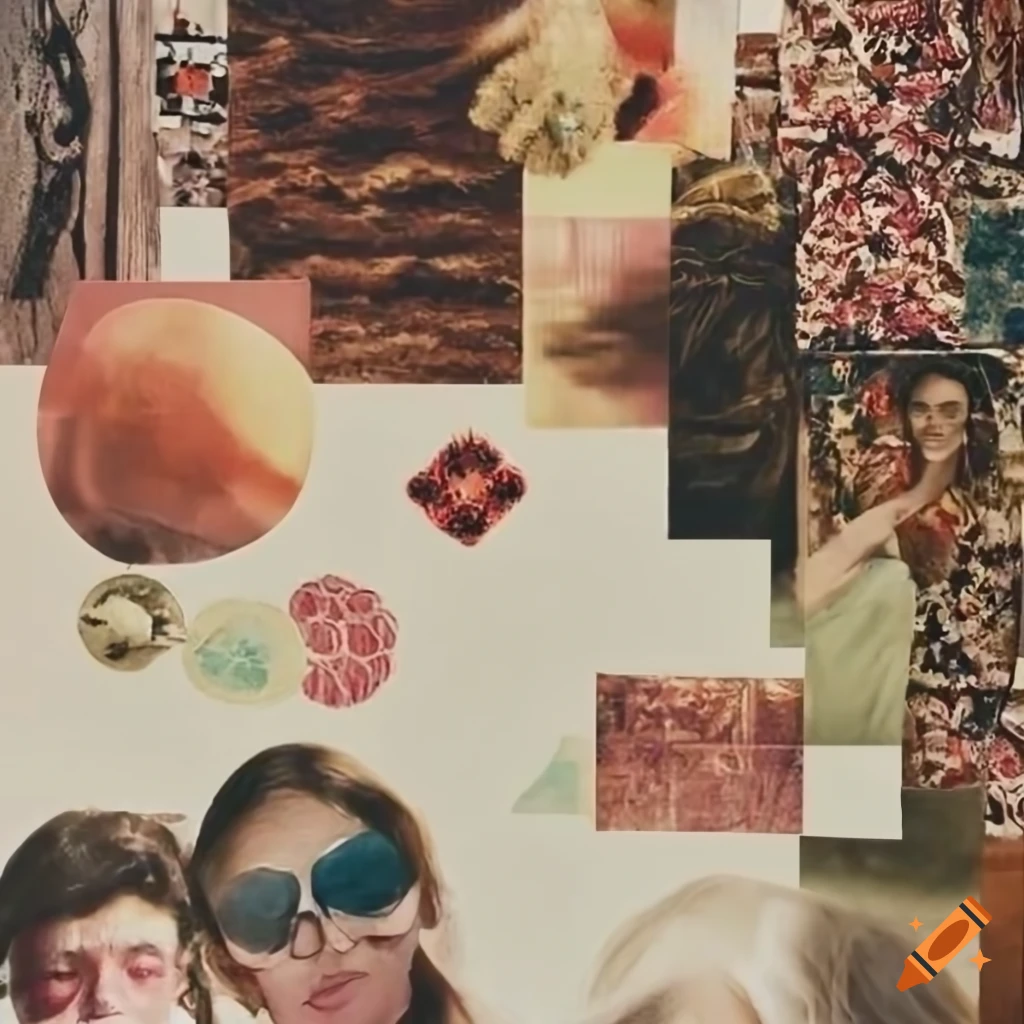 Sublime luxury collage on Craiyon