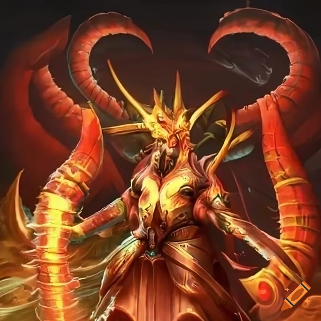 Image of a god king emperor worm