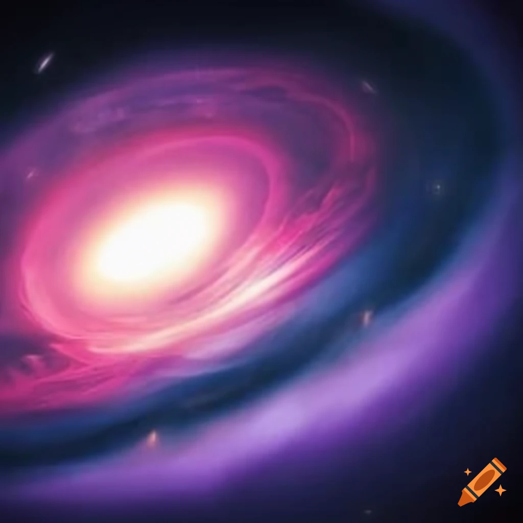 Artistic collage of universes colliding on Craiyon