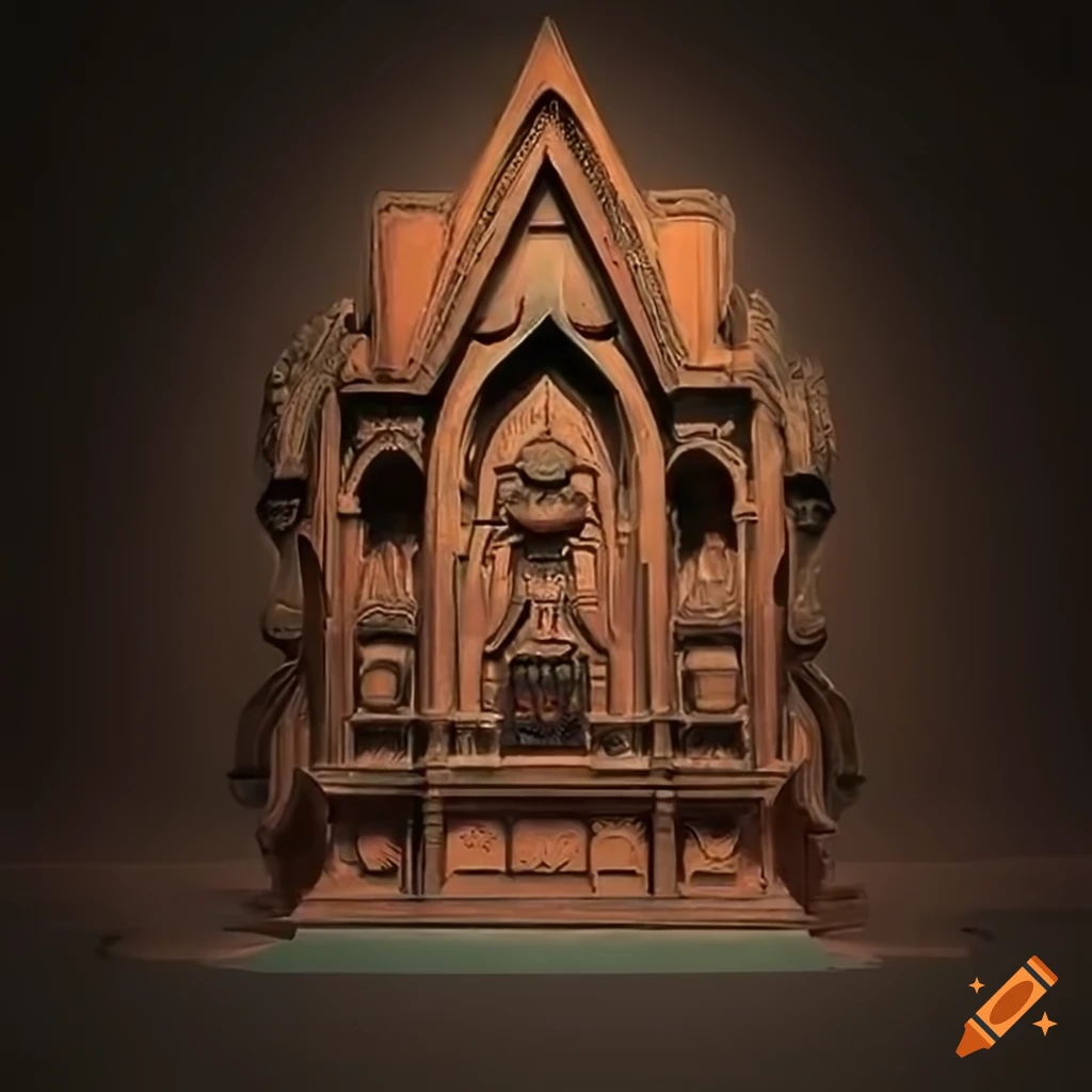 'architectural stave carving' style artwork on Craiyon