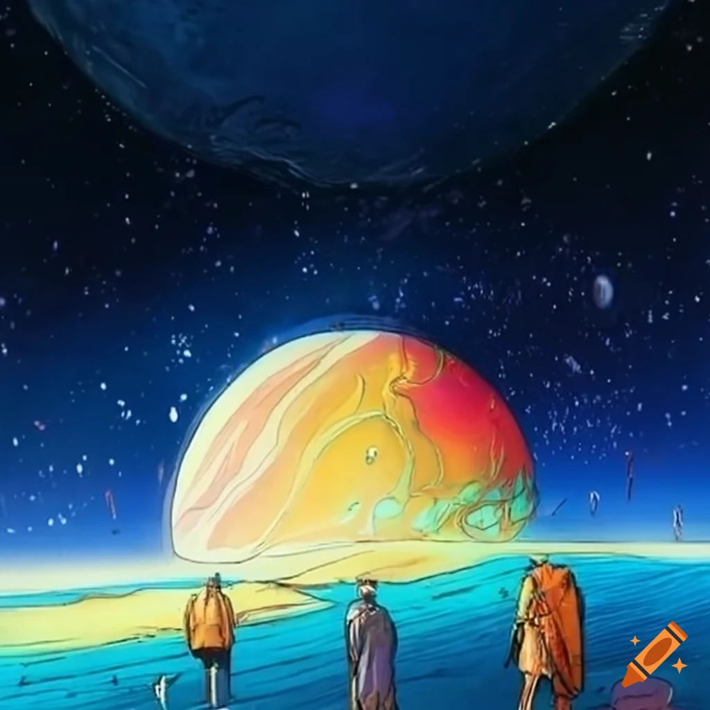 Concept of time travel on Craiyon