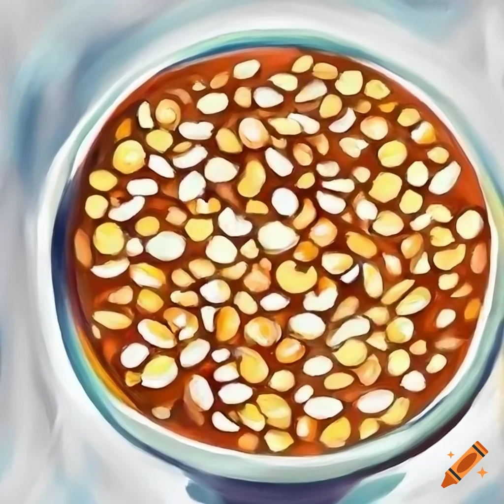 Cartoon style date fruit on an arabic plate on Craiyon