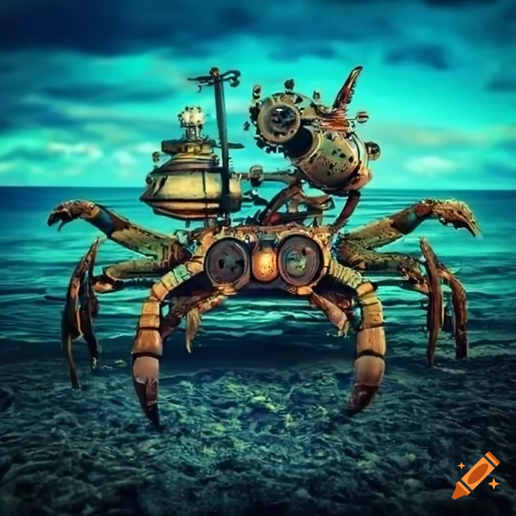 Crab images created on Craiyon