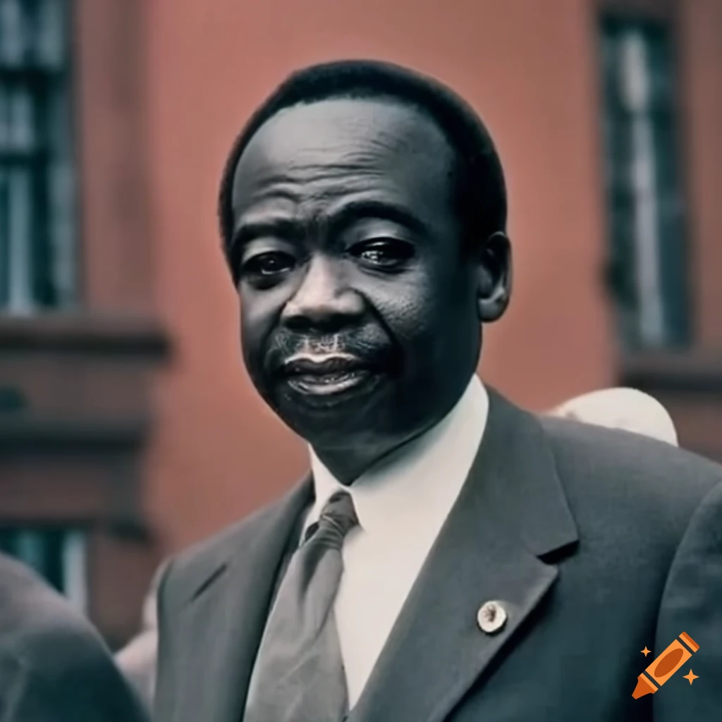 Portrait of andré kolingba on Craiyon