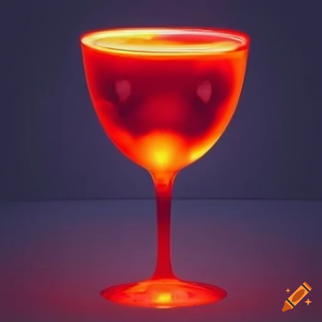Red glowing goblet