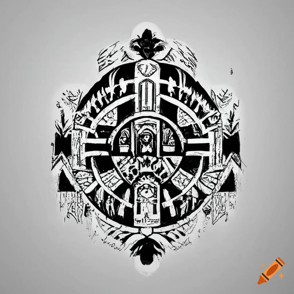 Voodoo Symbol Tatovering Tattoo Voodoo Stock Illustrations – 1,415