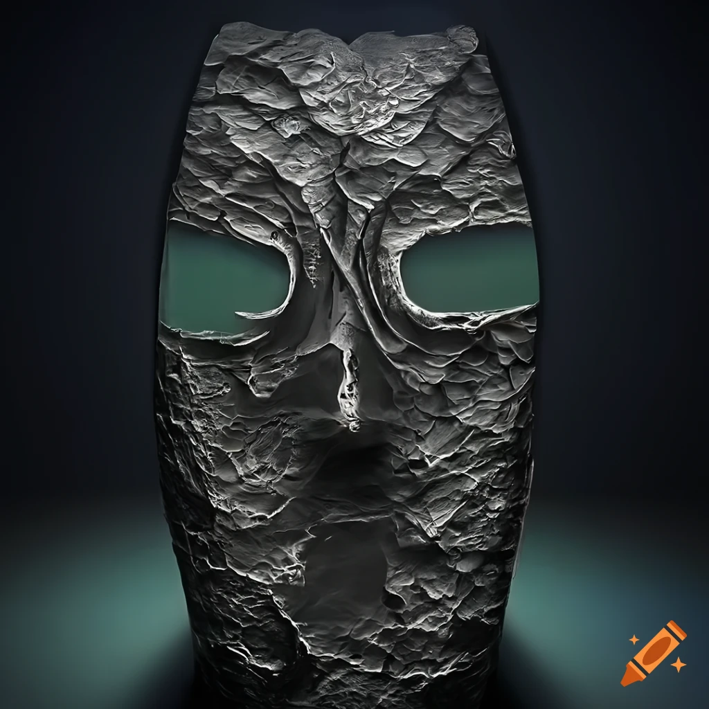 Mysterious wooden mask inspired by dragon age inquisition on Craiyon