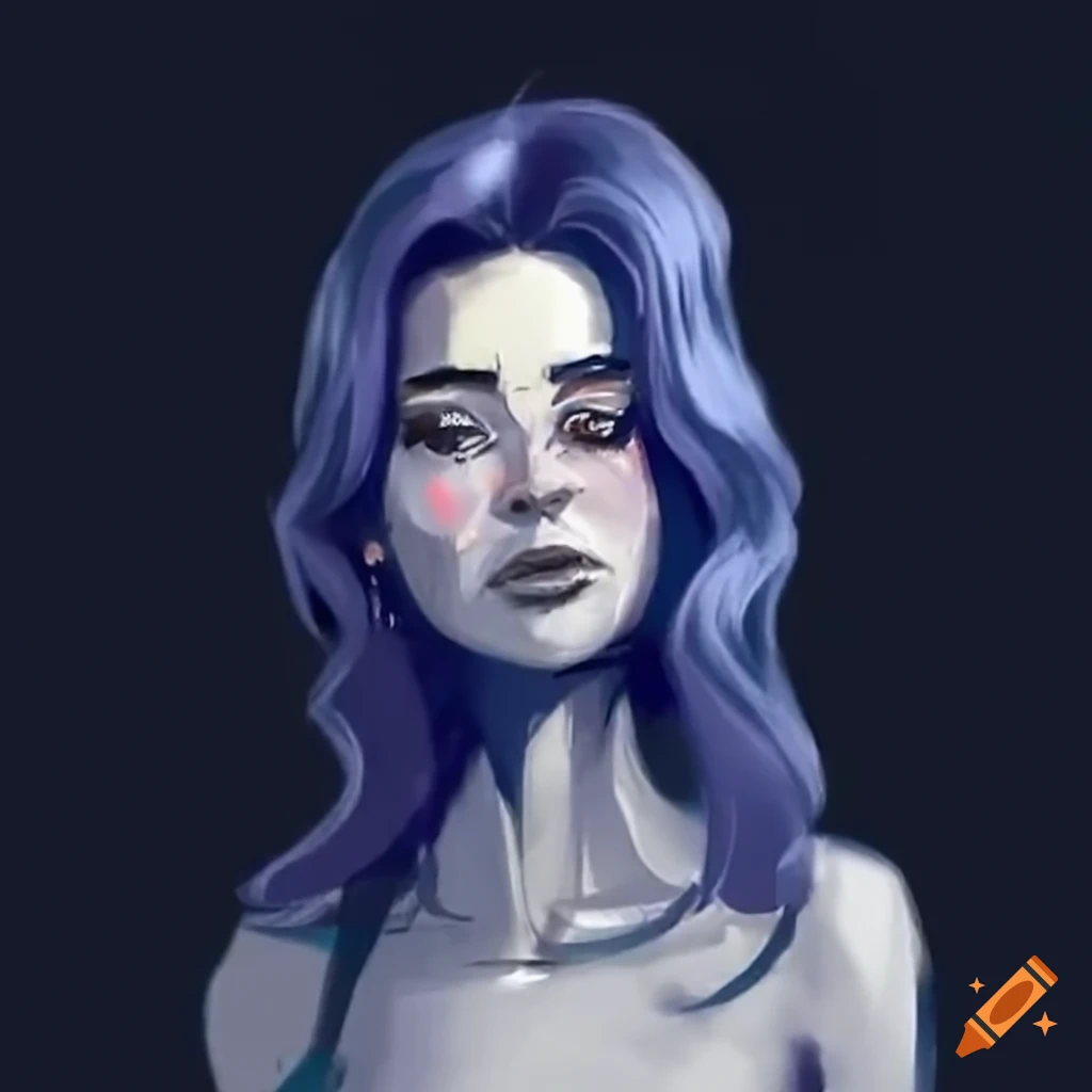 Distressed person with dark eyes, pale skin, and dark circles under the ...