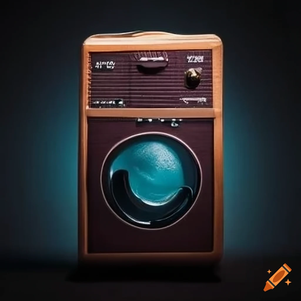 Green amplifier with leaves design on Craiyon