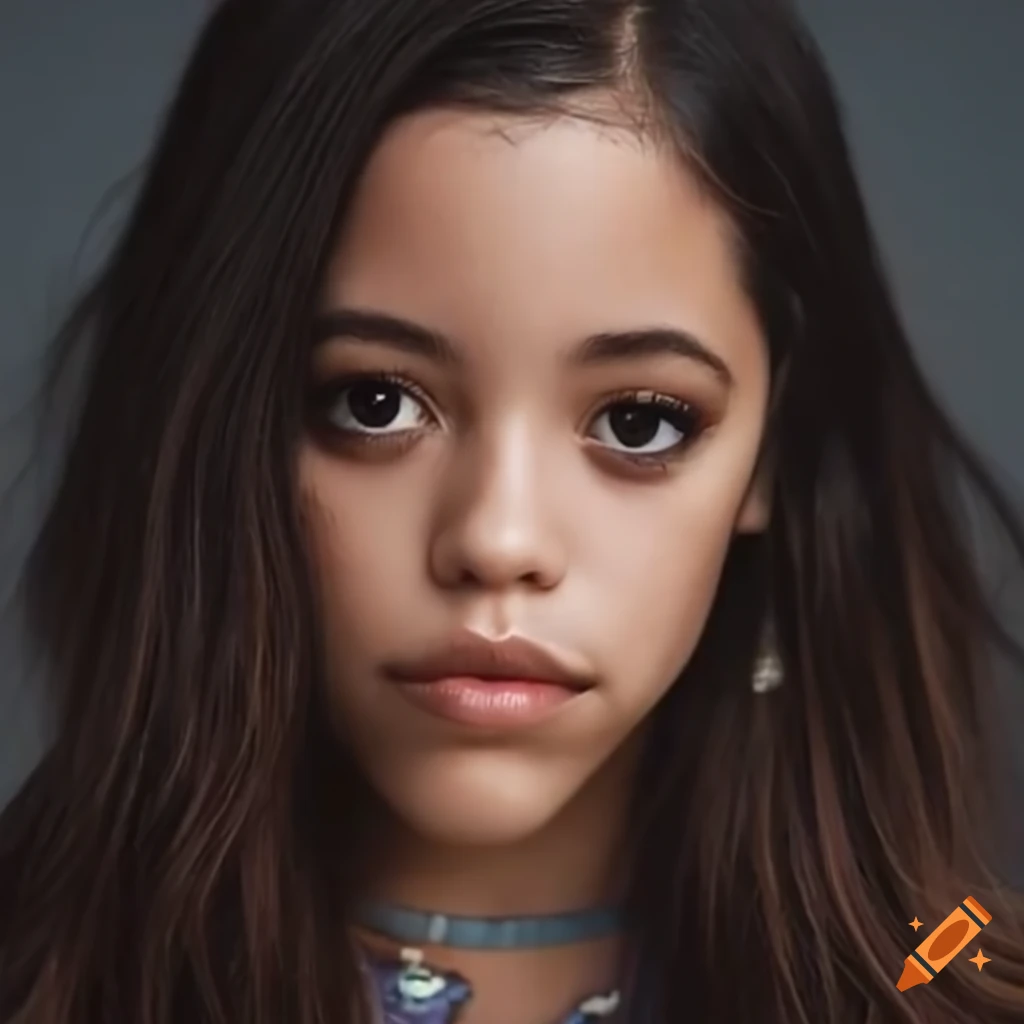 Goth child model hayden panettiere on Craiyon