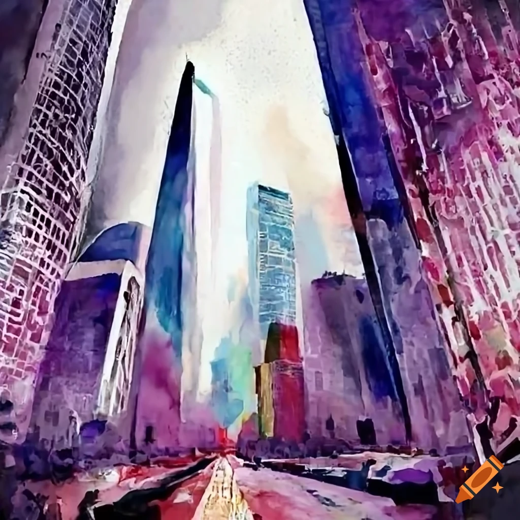 Iconic building of the world trade center