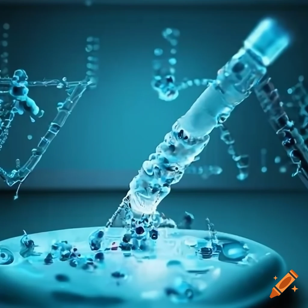 Ai in biotechnology on Craiyon