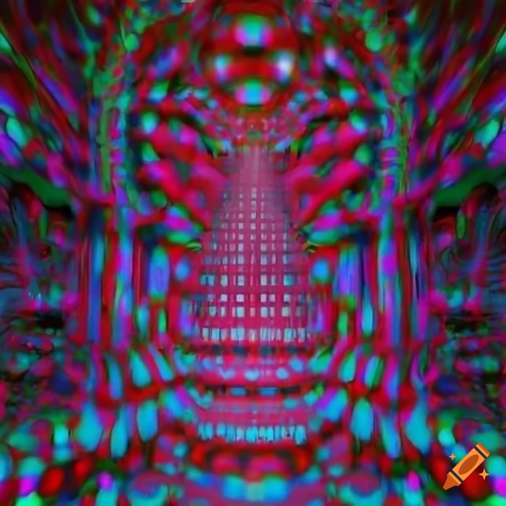 Abstract representation of the fourth dimension on Craiyon