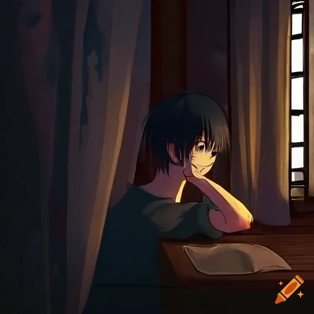 Romantic scene of two lovers separated by a closed door on Craiyon