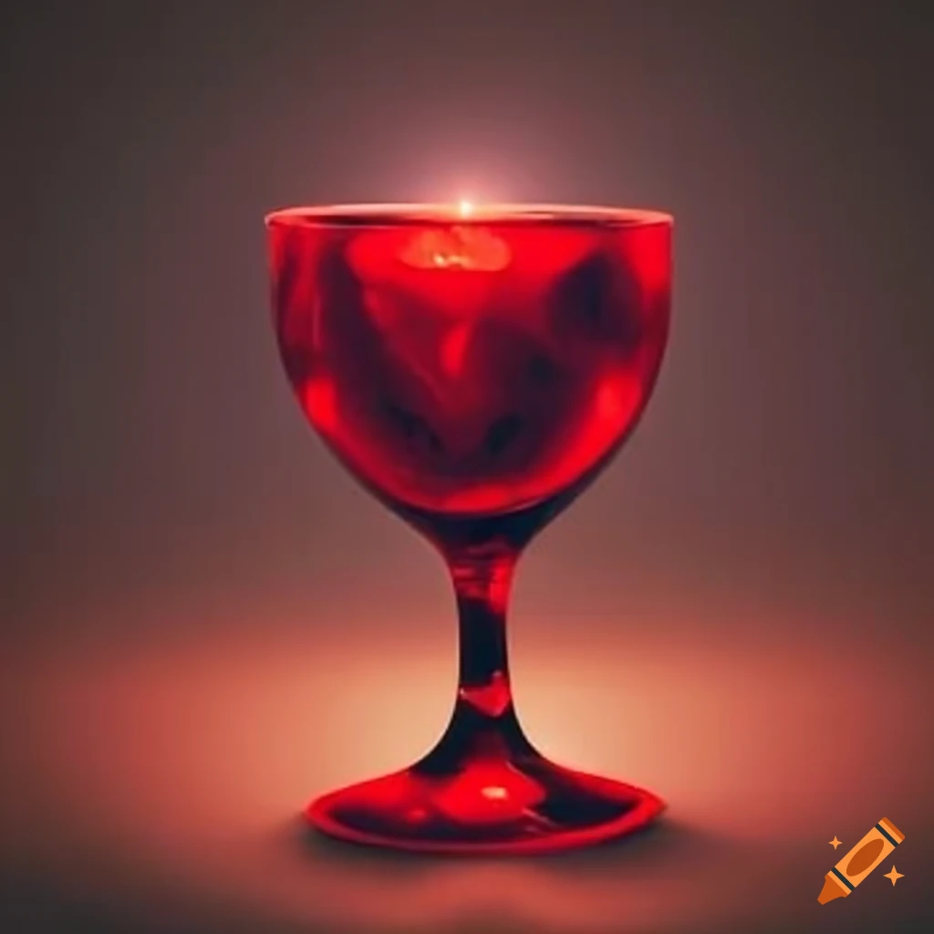 Red glowing goblet