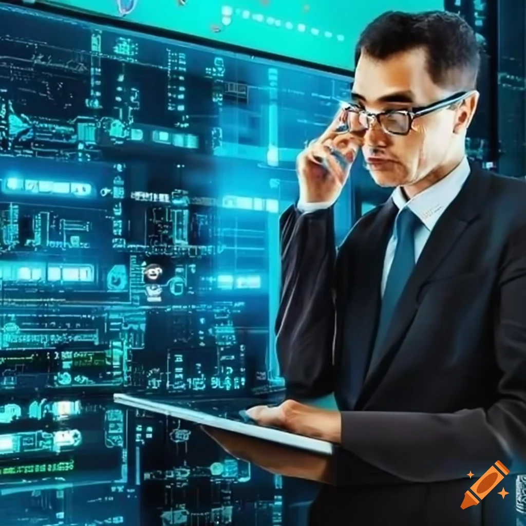 Image of a modern tech giant on Craiyon