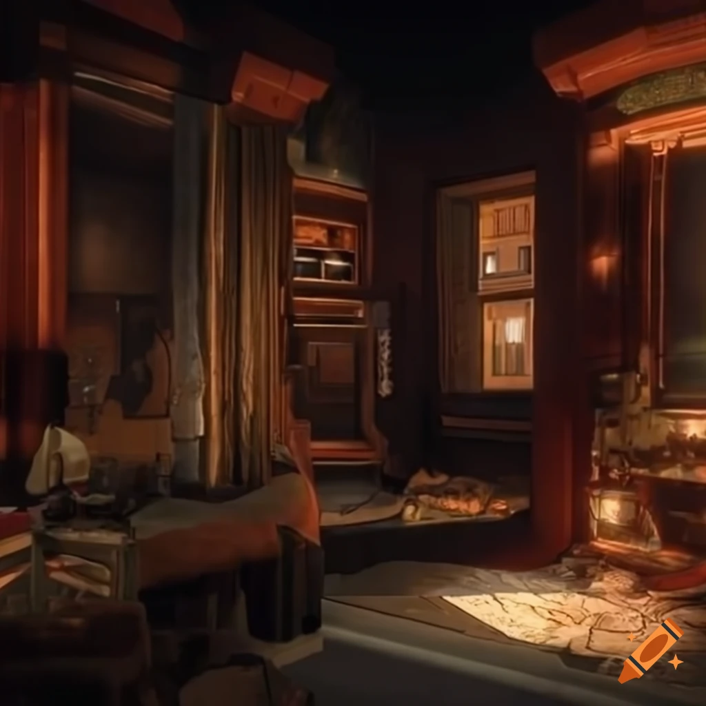 Image of a gritty apartment on coruscant on Craiyon