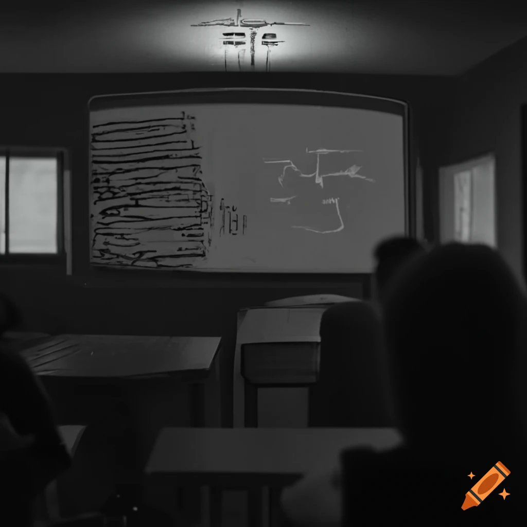 Photorealistic image of a modern screenwriting class on Craiyon