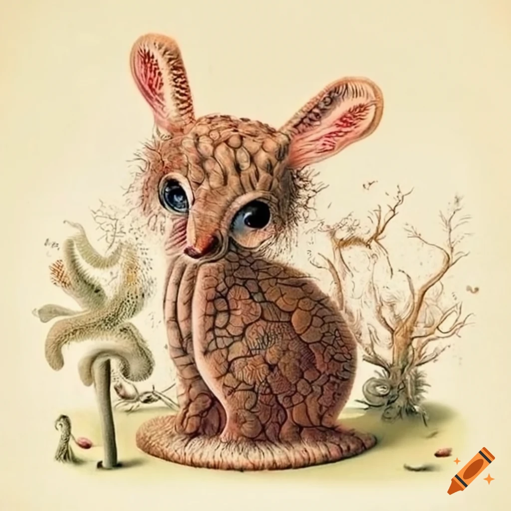 Illustration of two adorable animals