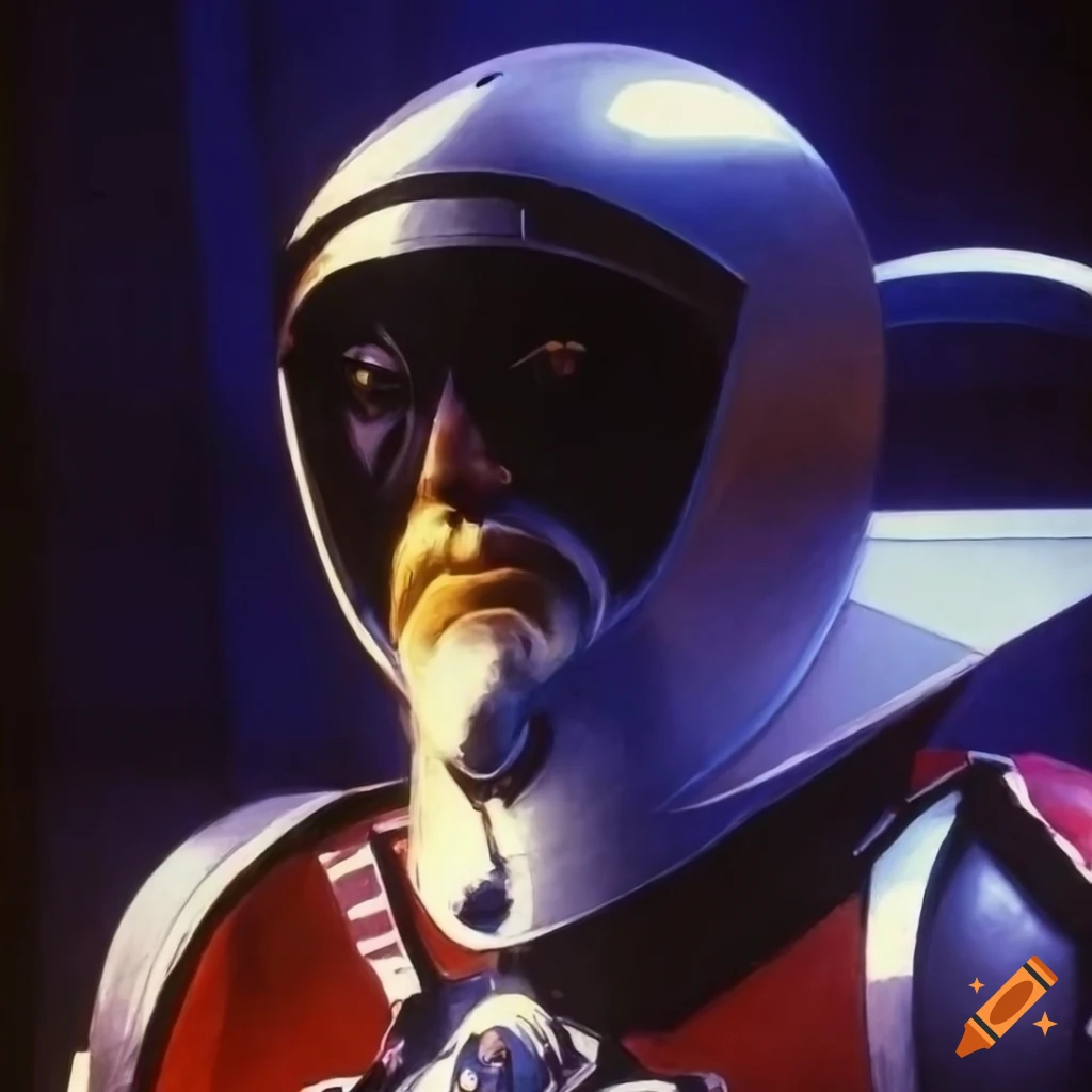 Sci-fi movie still of a robot angel scholar on Craiyon