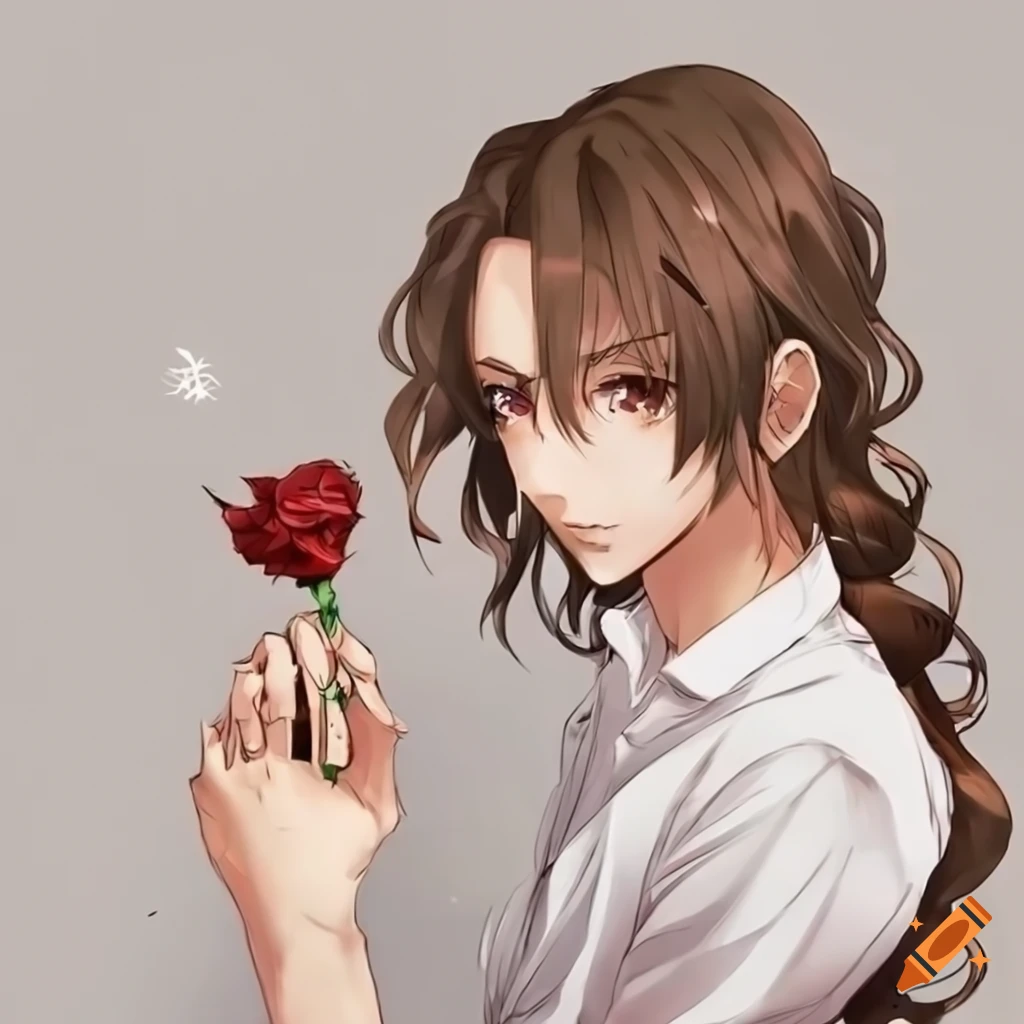 Cattleya baudelaire from violet evergarden with a braid on Craiyon