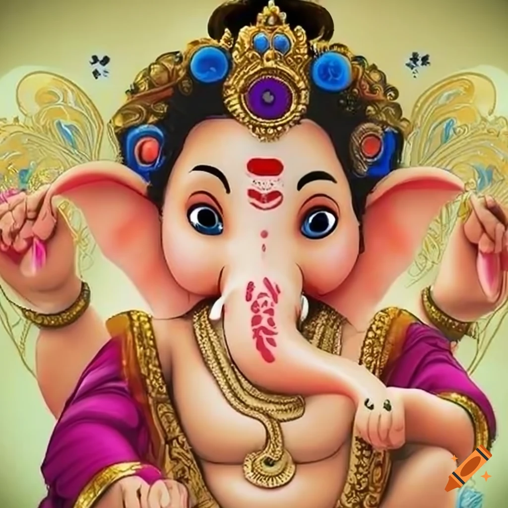 Cartoon Ganpati Images