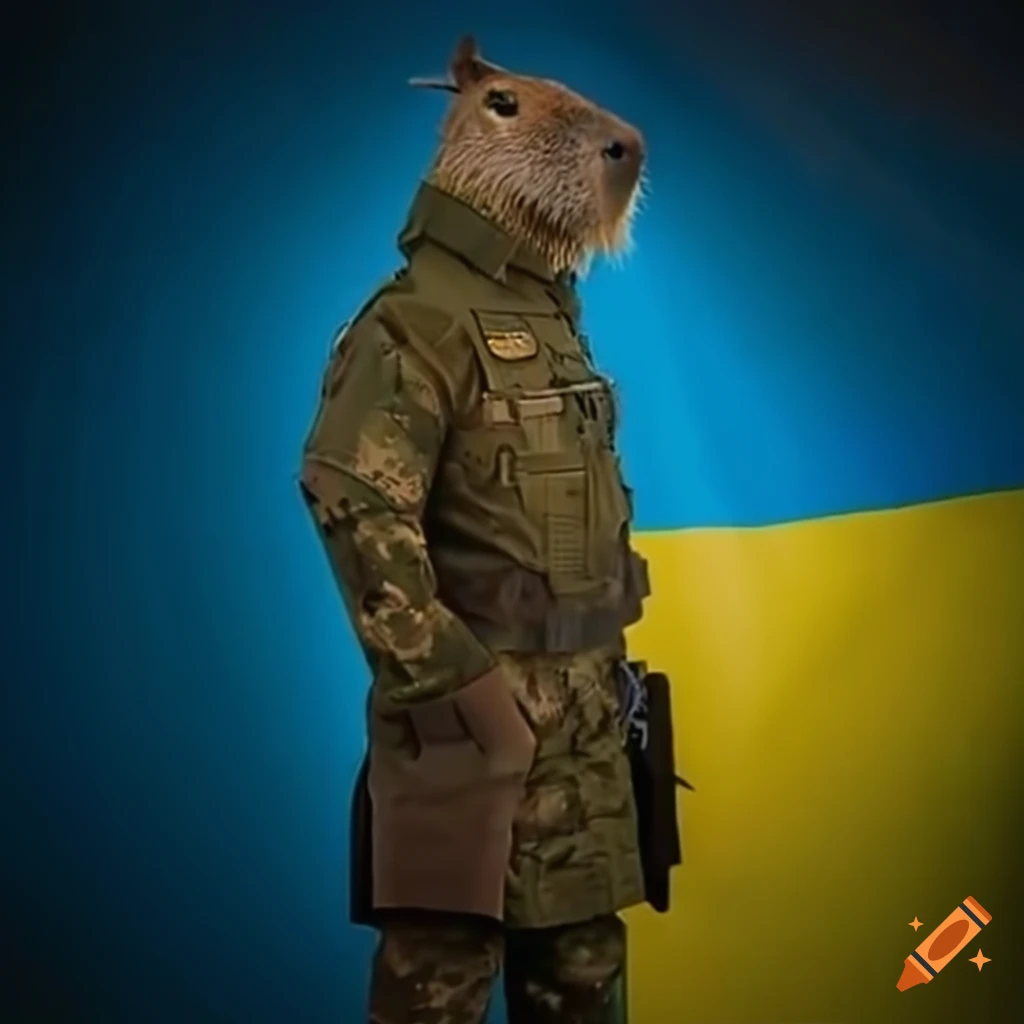 Muscular possum in military tactical gear ready for action on Craiyon