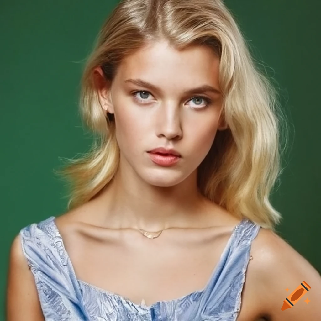 Captivating portrait of a young female model by pierre et gilles on Craiyon