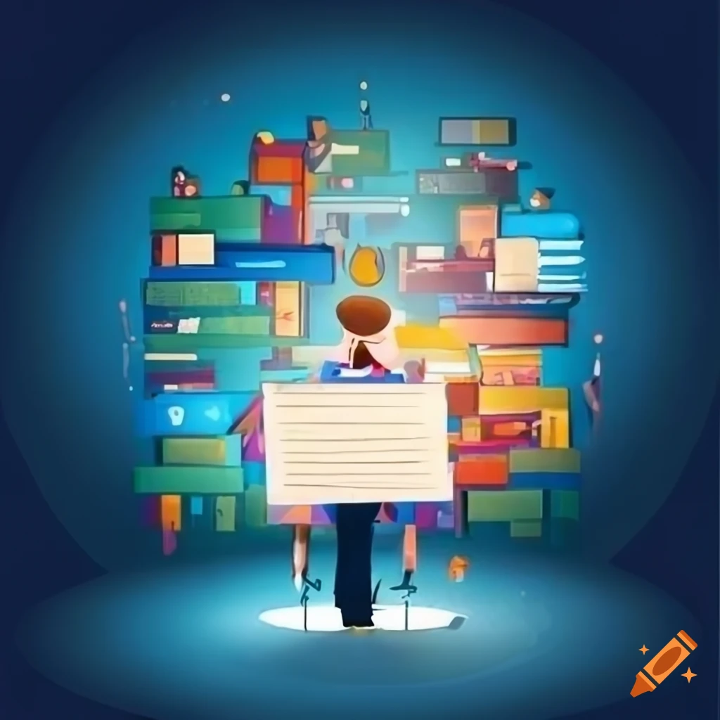 Poster promoting online learning and certifications on Craiyon