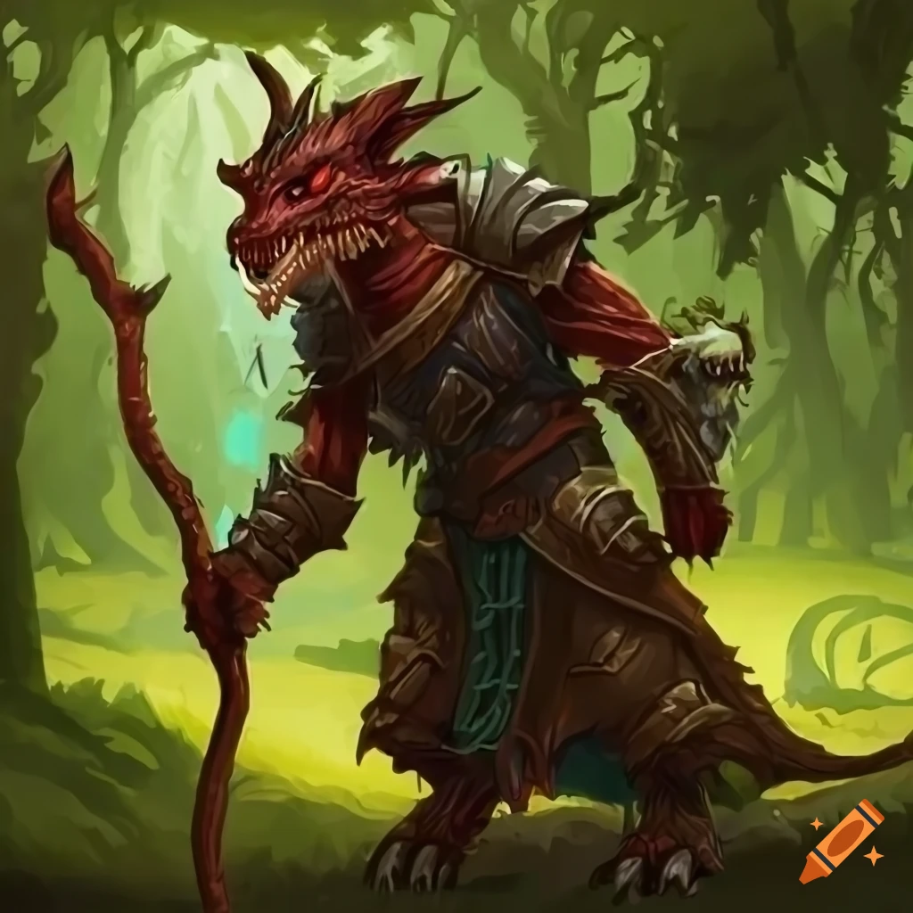 Gnoll warlock on Craiyon