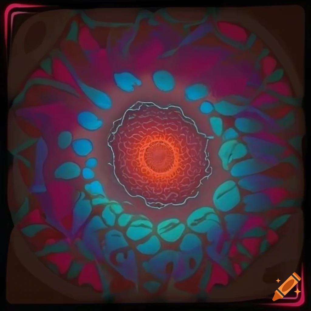 Abstract shape artwork