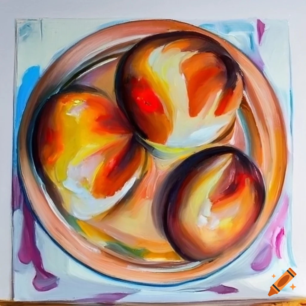 A lye bun on a white dish