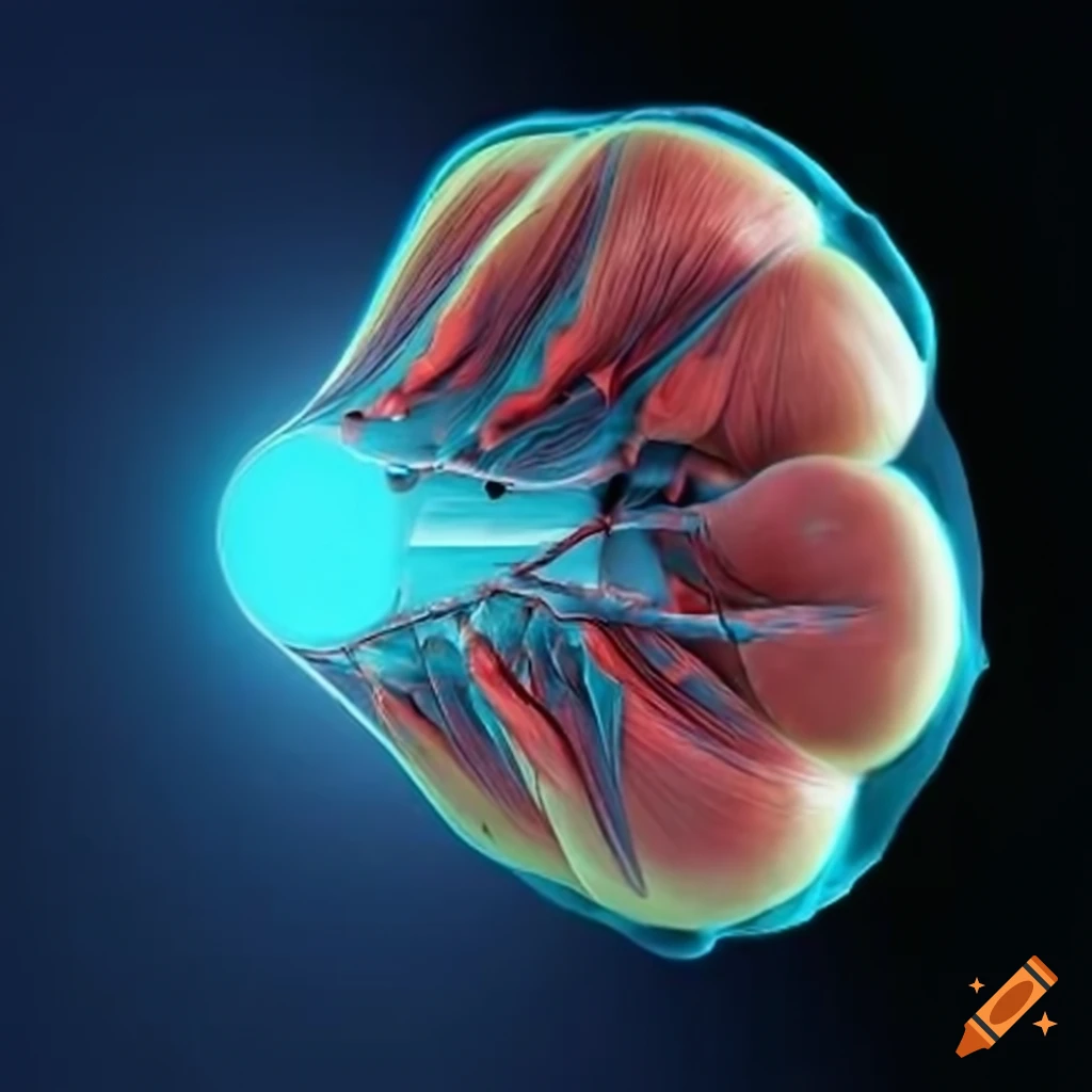 Implanted hydrogel in skeletal muscle