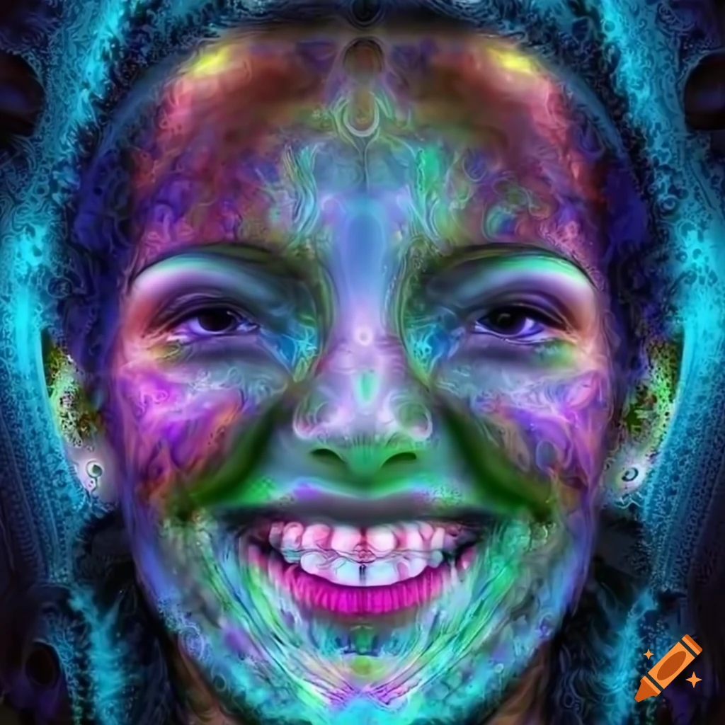 Woman With Fractal Artwork On Her Face On Craiyon woman-with-fractal-artwork-on-her-face-on-craiyon