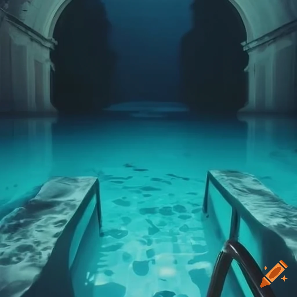 Pool room with a scary realistic vibe on Craiyon