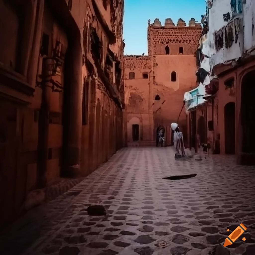 Morocco in the year 1900 on Craiyon