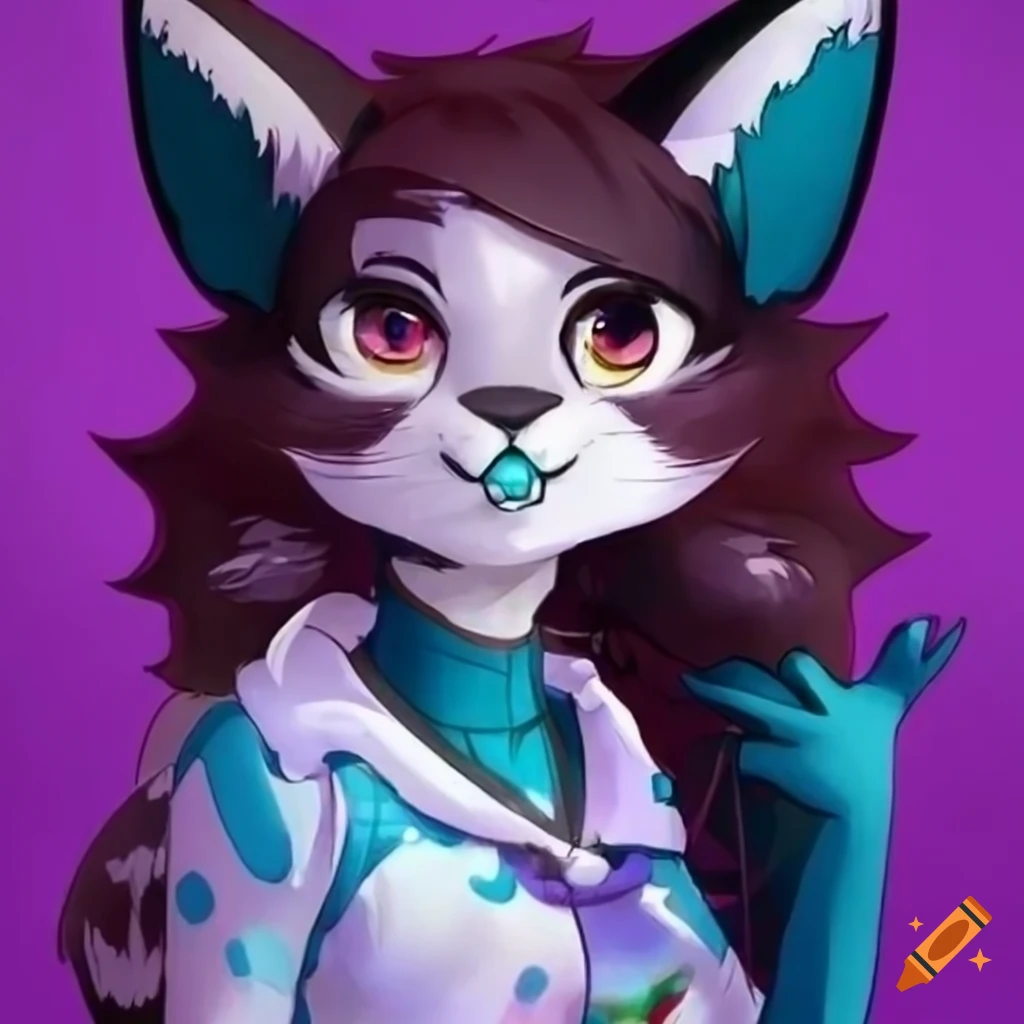Illustration of blackpink jisoo as a fursona on Craiyon