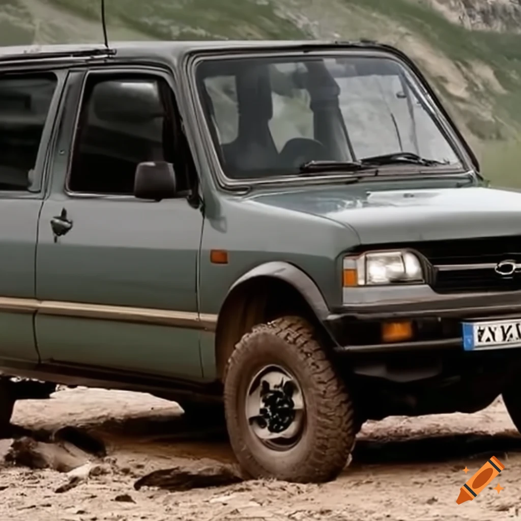 Image of a classic opel 4x4 awd offroad vehicle