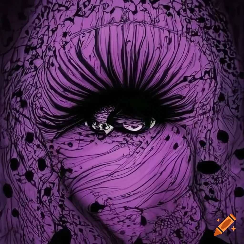 Abstract dark artwork in junji ito style on Craiyon