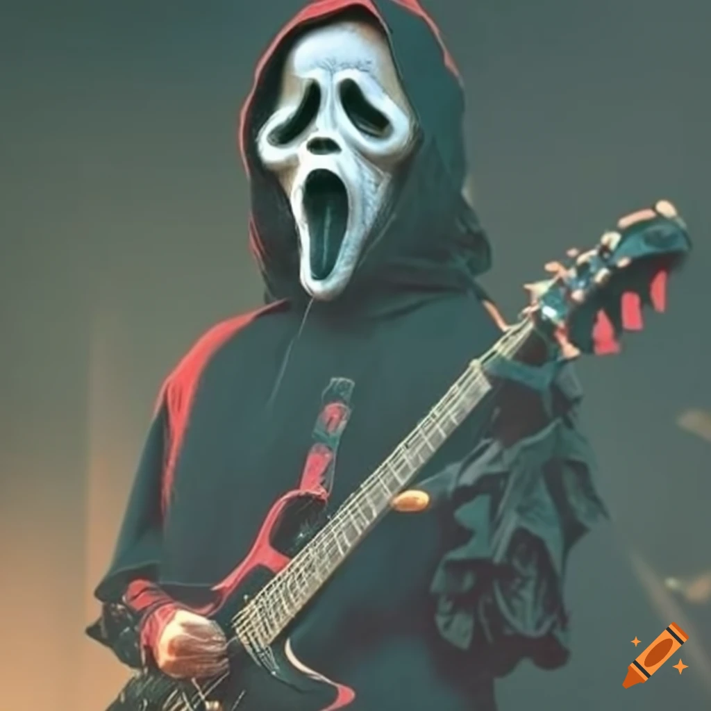 Ghostface rock star on Craiyon