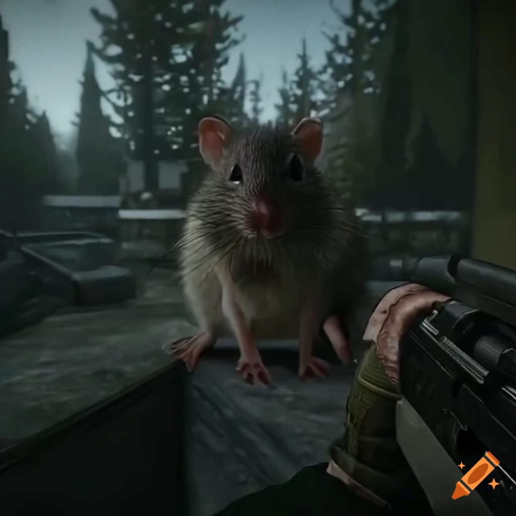 In-game screenshot of a rat character in escape from tarkov