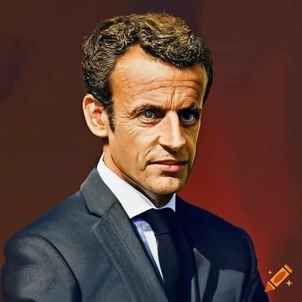Caricature of emmanuel macron and nicolas sarkozy