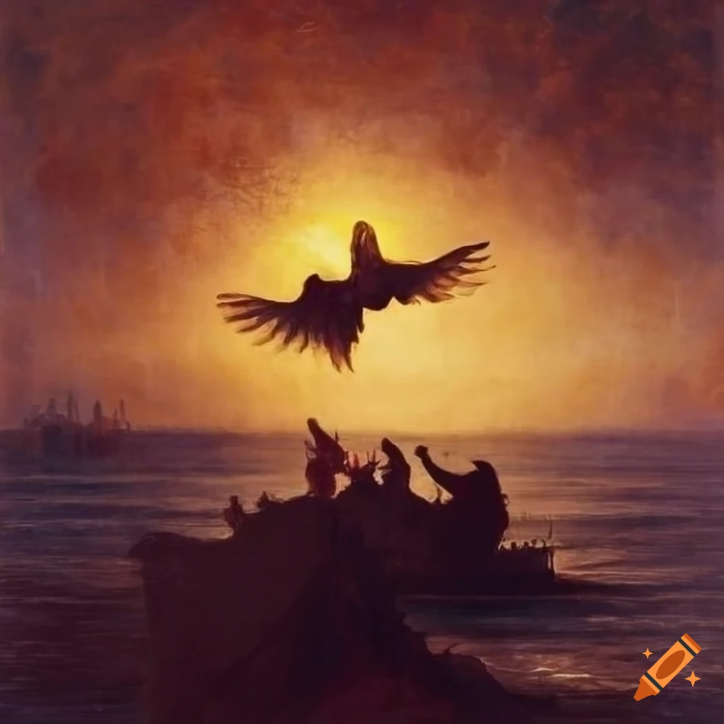 Surreal Artwork Of A Man Being Carried By A Flying Eagle On Craiyon surreal-artwork-of-a-man-being-carried-by-a-flying-eagle-on-craiyon
