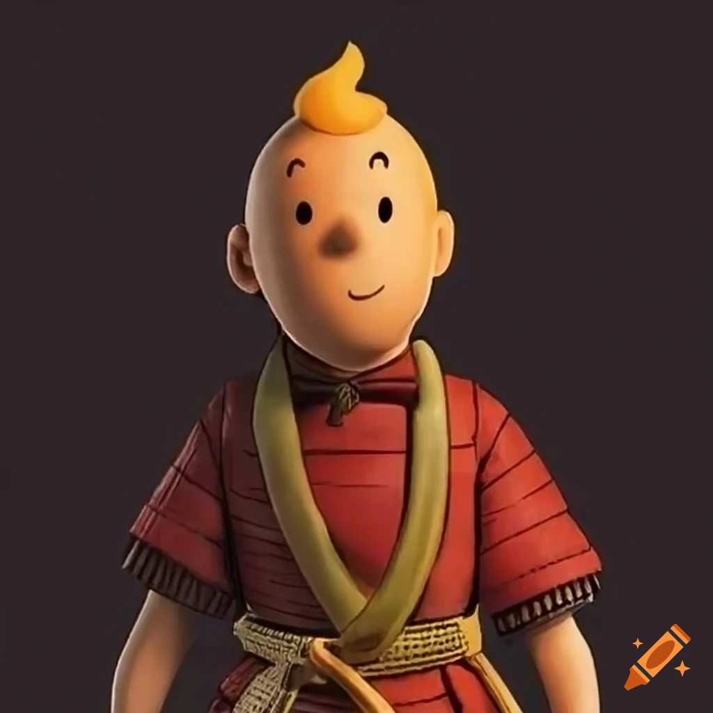 Tintin chez les samurai illustration