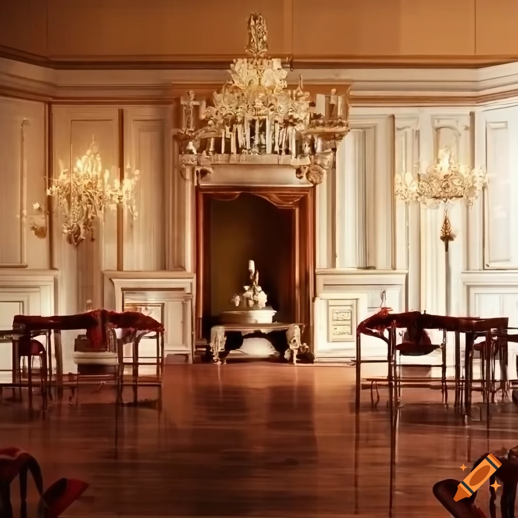 19th century vintage reception room on Craiyon