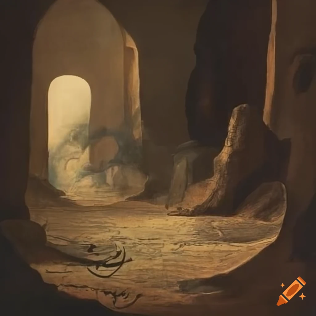 Stone lithograph with islamic calligraphy and artistic elements on Craiyon