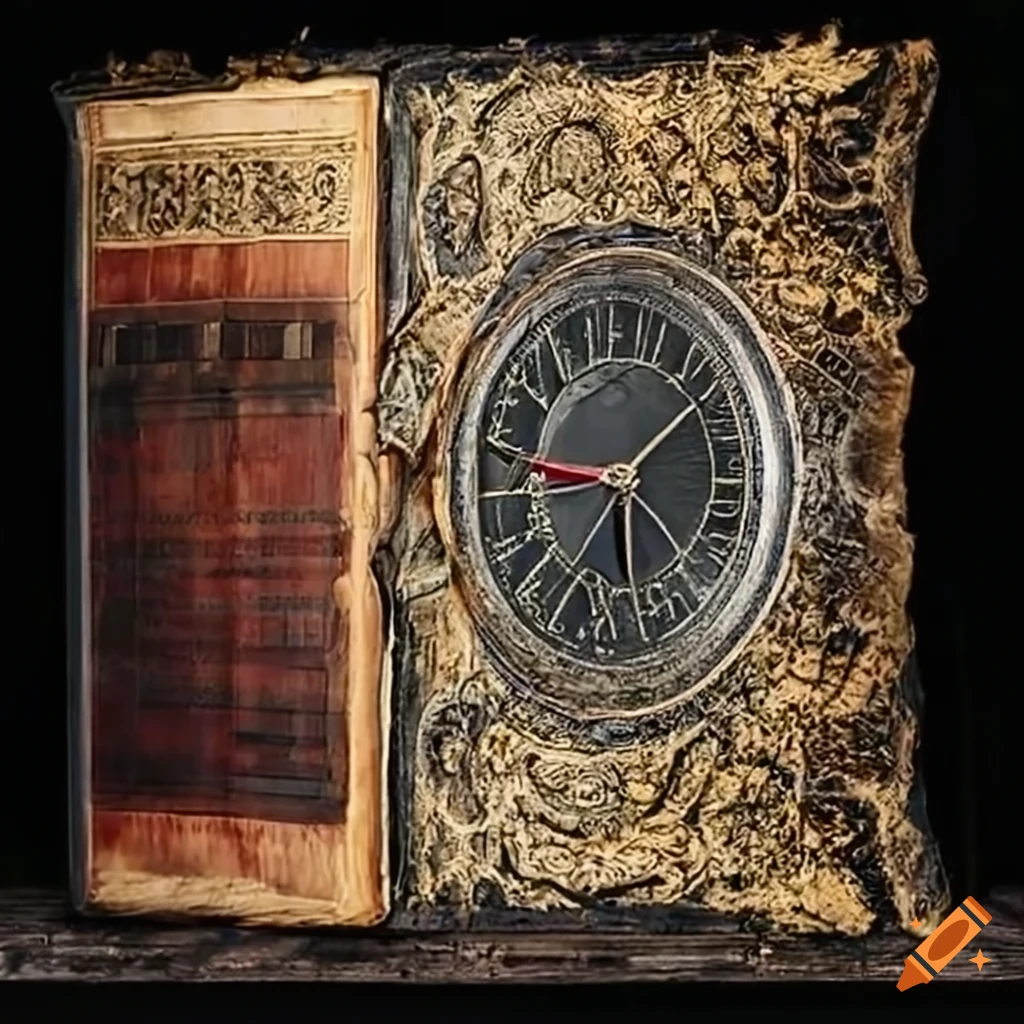 Book with a title 'the book of fragmented time'